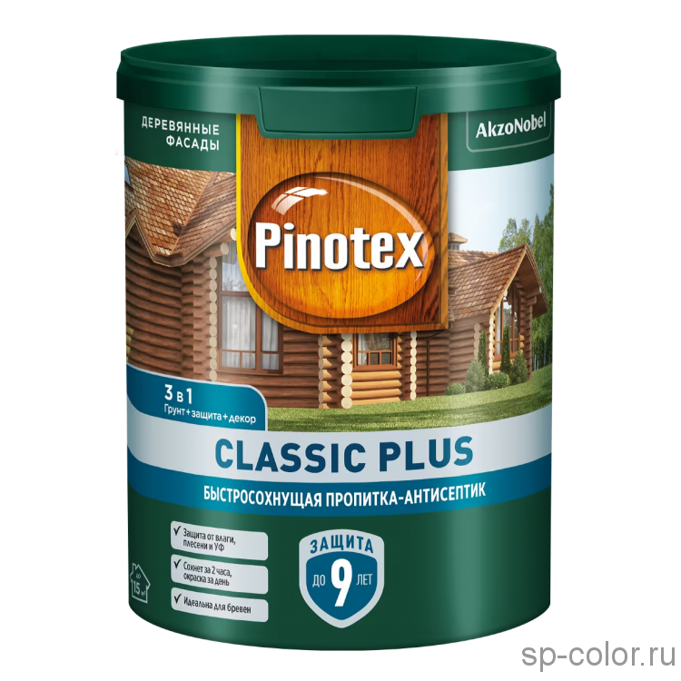 Купить Pinotex Classic декоративно защитная пропитка для наружных ...